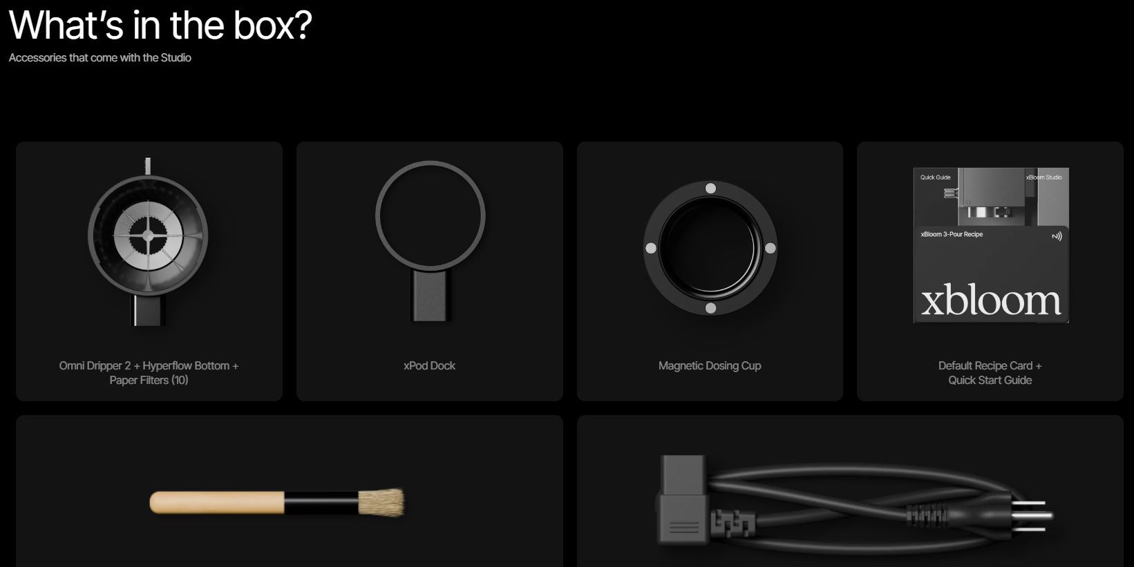 XBloom Studio Midnight Black – ALMENHAZ COFFEE SUPPLIES L.L.C