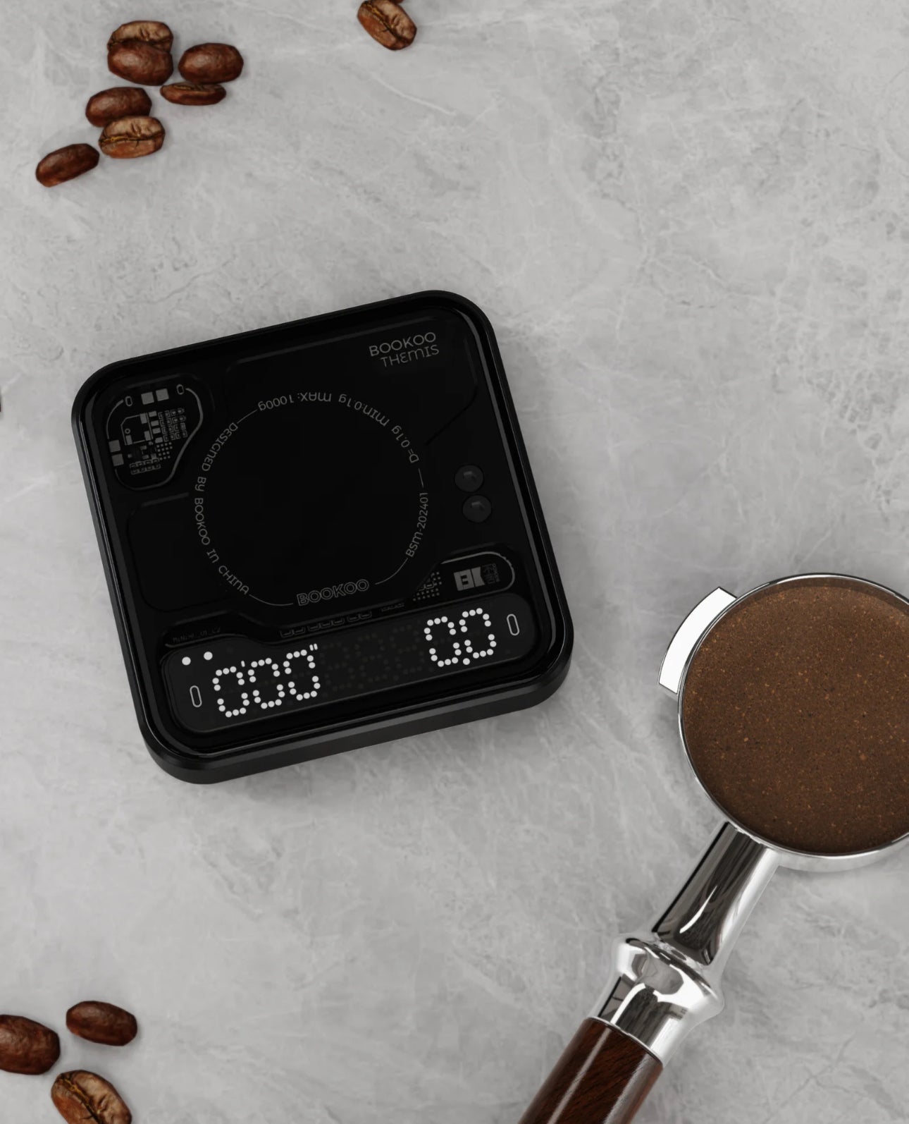 BOOKOO THEMIS Mini Coffee Scale – ALMENHAZ COFFEE SUPPLIES L.L.C