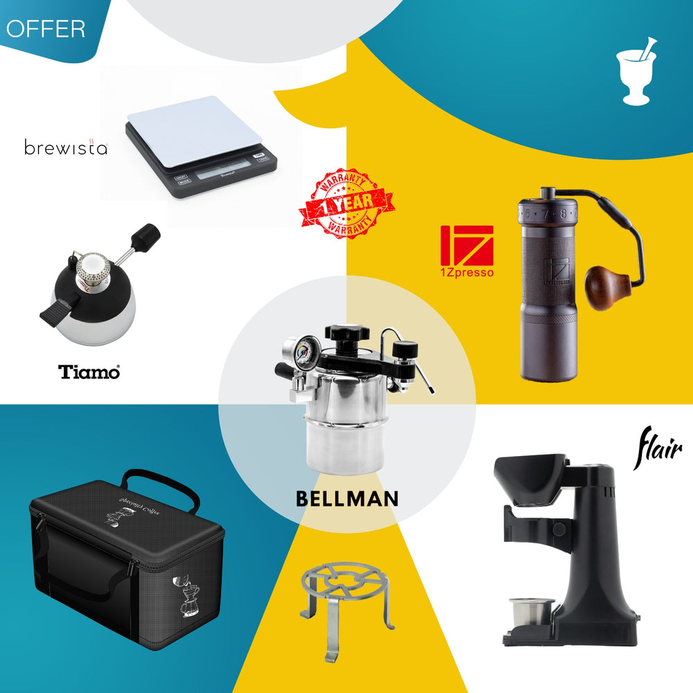 Espresso Coffee Set – Premium Kit with Grinder & Tamper – ALMENHAZ ...